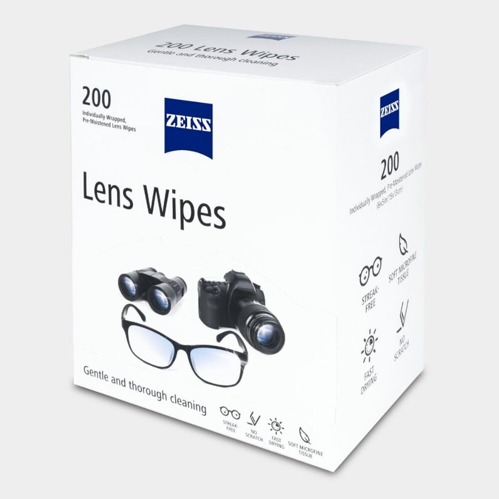 德國ZEISS蔡司專業光學拭鏡紙(200片/盒)|德國蔡司-EYESmart寶島眼鏡