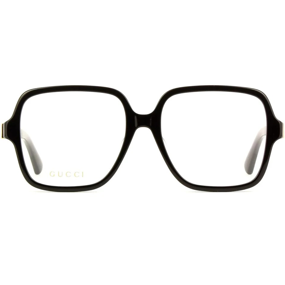 GUCCI | 經典標誌LOGO大方框眼鏡 |典範黑|GUCCI-光學框-EYESmart寶島眼鏡