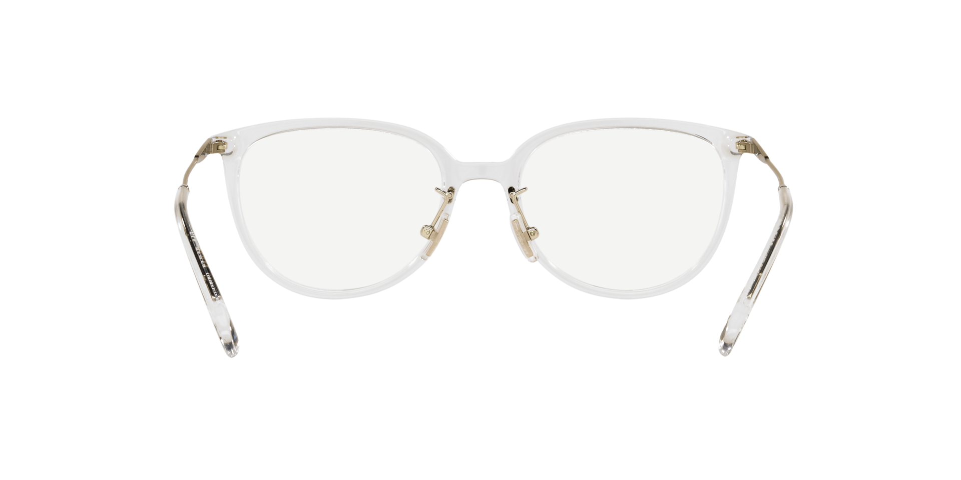 COACH l 經典細邊圓框眼鏡 純淨透明|COACH-光學框-EYESmart寶島眼鏡