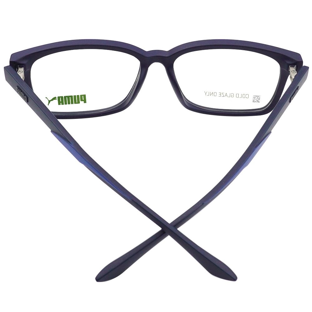 PUMA l 創意拚色方寬眼鏡 陰影藍|PUMA-光學框-EYESmart寶島眼鏡